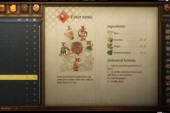 All Kingdom Come Deliverance 2 Potion Recipes – Patch Crazy