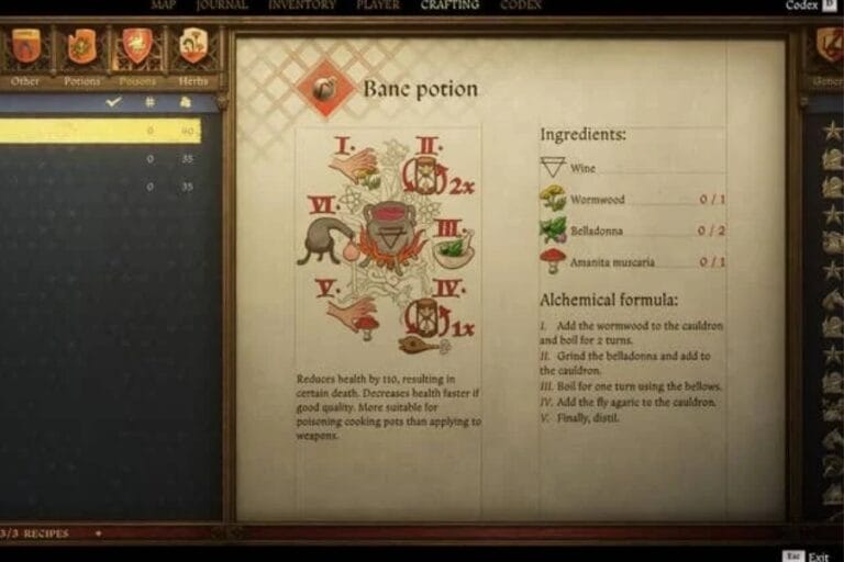All Kingdom Come Deliverance 2 Potion Recipes – Patch Crazy