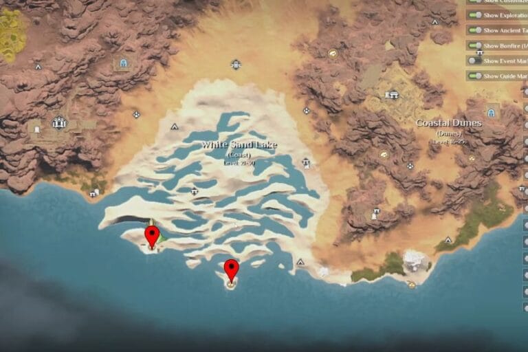 All Ore Locations in Soulmask Shifting Sands - Patch Crazy